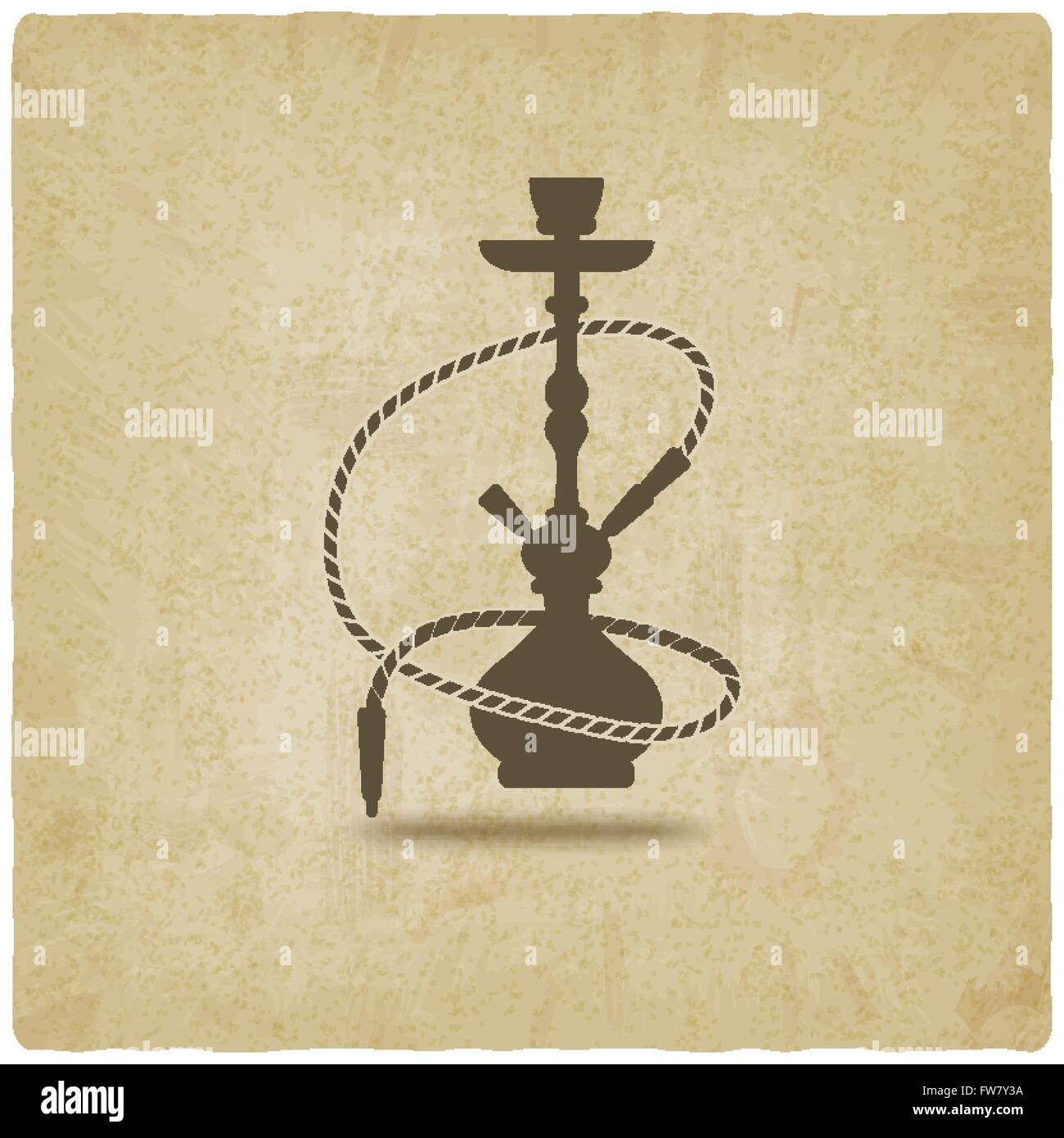 hookah old background - vector illustration. eps 10 Stock Vector Image ...