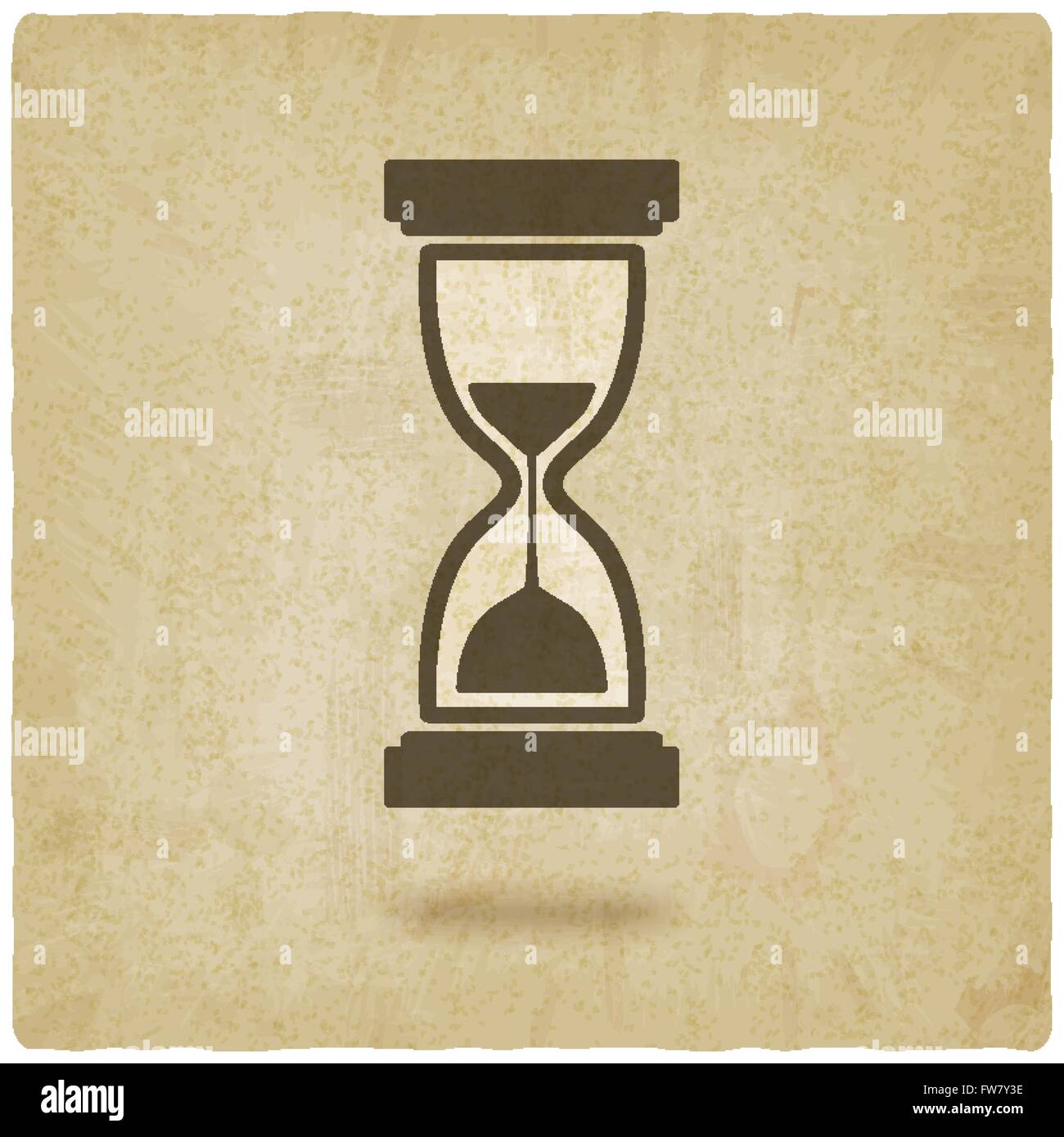 hourglass old background - vector illustration. eps 10 Stock Vector ...