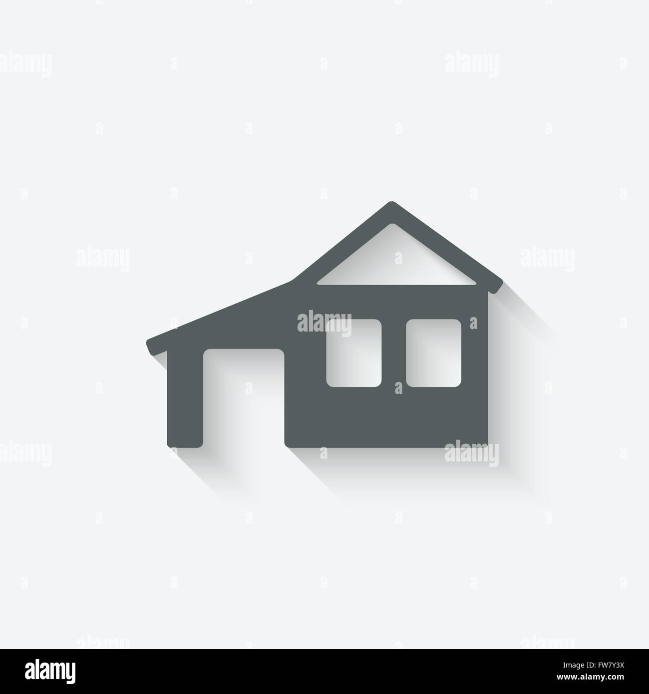 Real estate house icon Stock Vector Images - Alamy