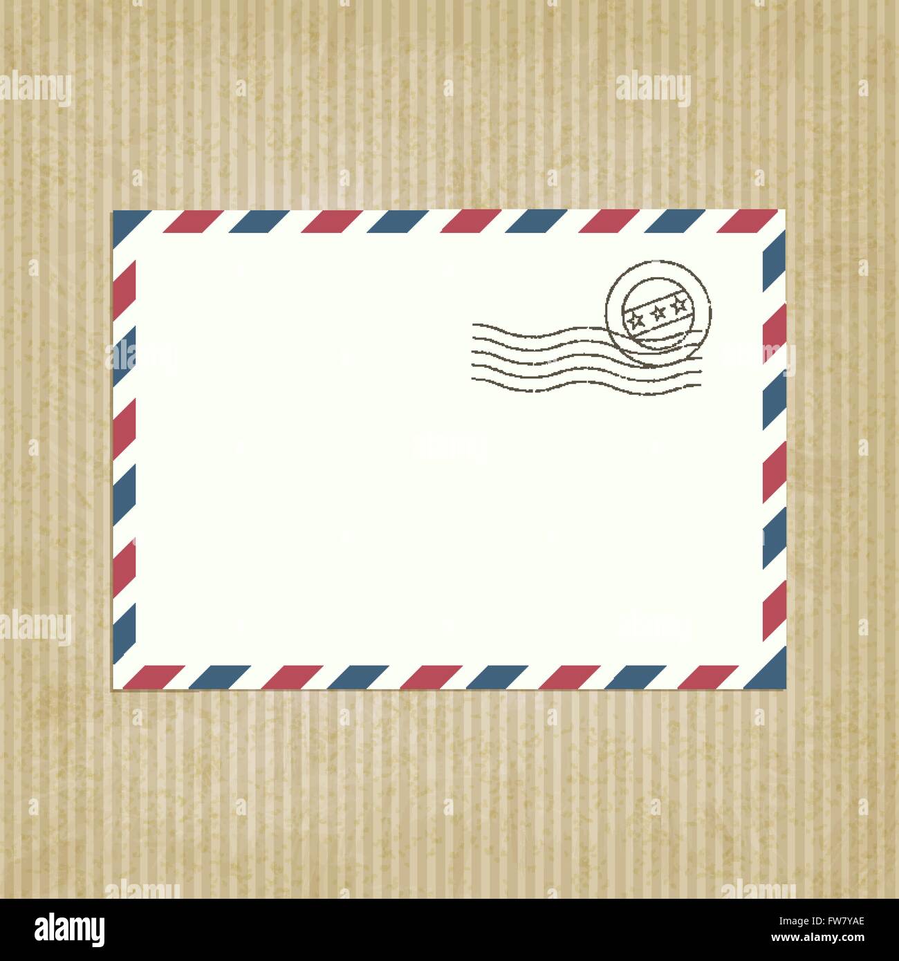 retro background with envelope - vector illustration. eps 10 Stock ...