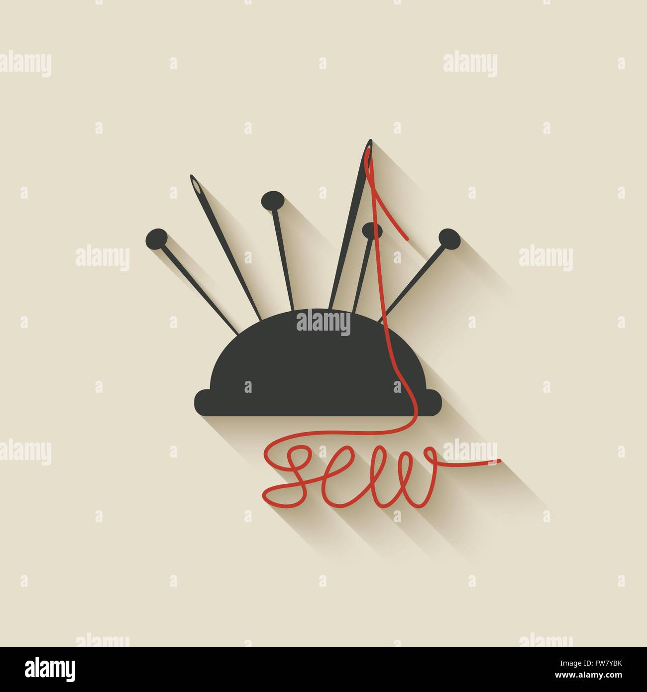 Pins needles Stock Vector Images - Alamy