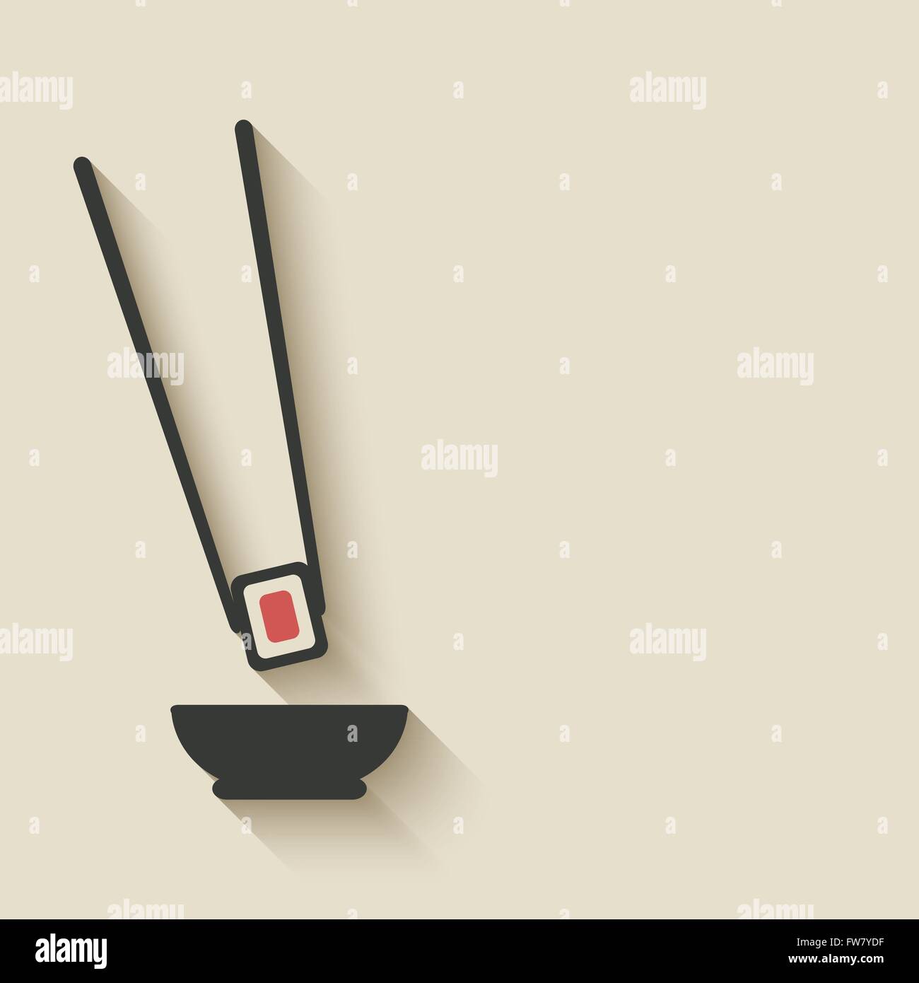 Menu sushi roll icon Stock Vector Images - Alamy