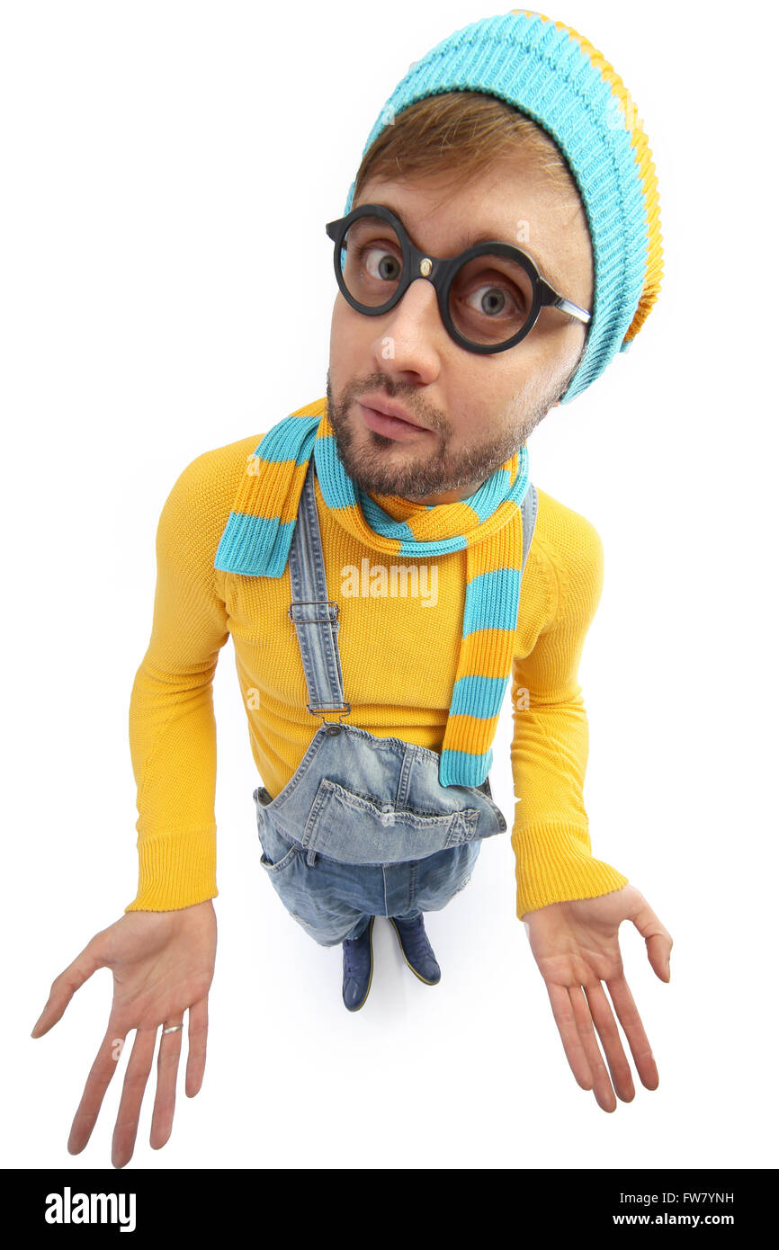 Man With Distorted Face High Resolution Stock Photography and Images ...