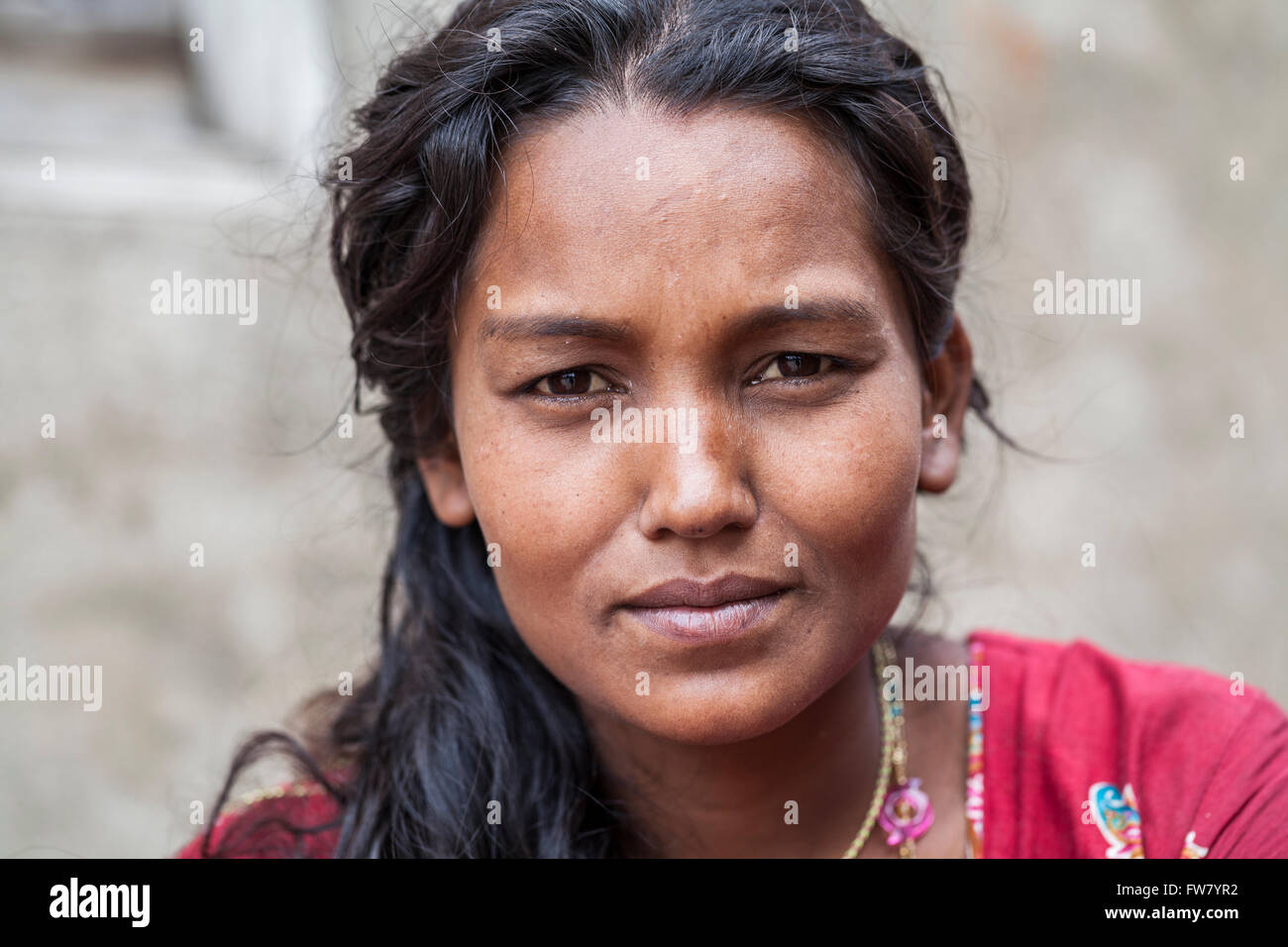Nepal woman beauty hi-res stock photography and images - Alamy