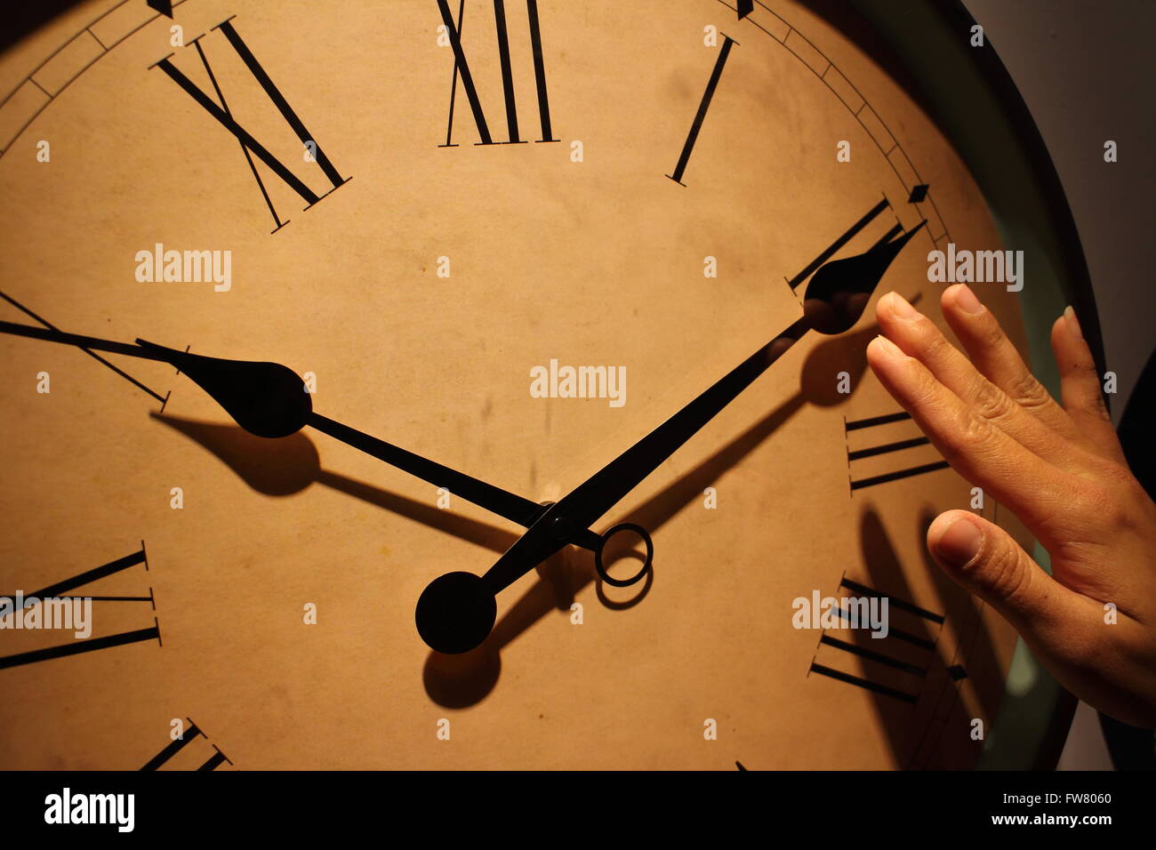 Do not waste your time Stock Photo - Alamy