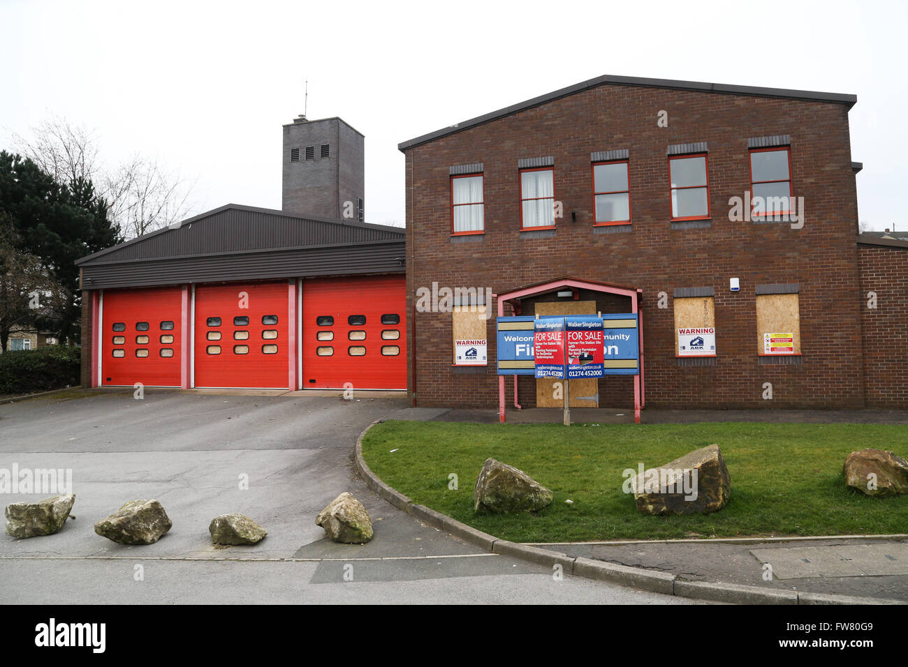 Picture shows the former Batley Fire Station in West Yorkshire which ...