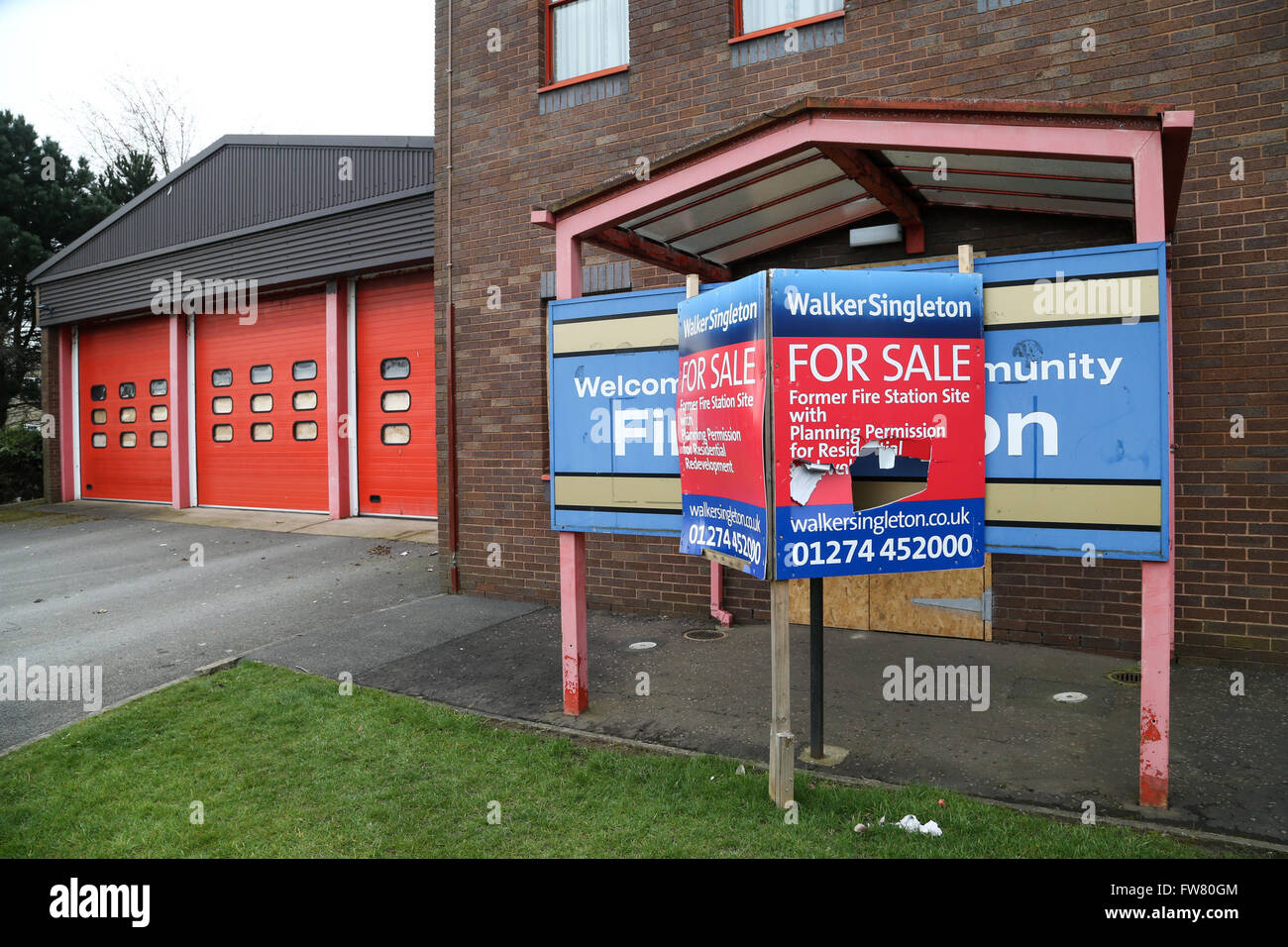 Picture shows the former Batley Fire Station in West Yorkshire which ...