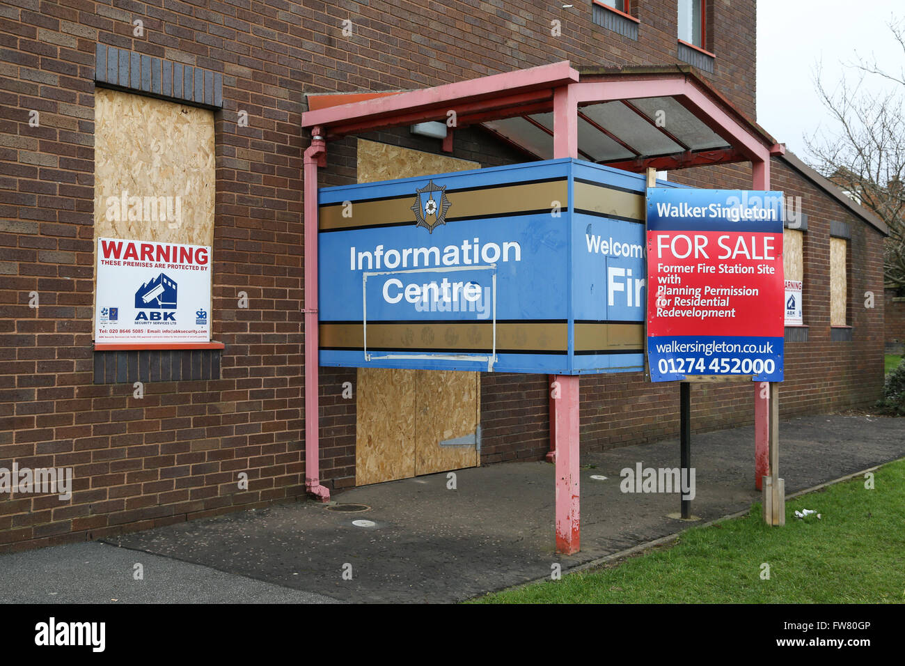 Picture shows the former Batley Fire Station in West Yorkshire which ...