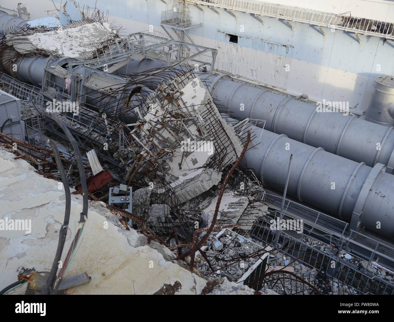 Fukushima daiichi nuclear plant damage hi-res stock photography and ...