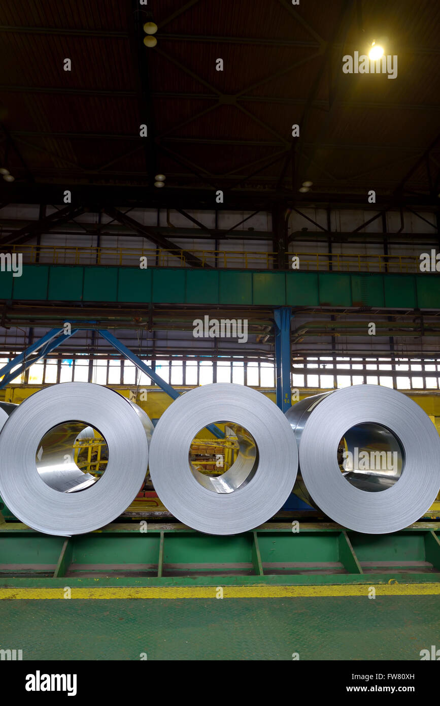 Steel coil stack hi-res stock photography and images - Alamy