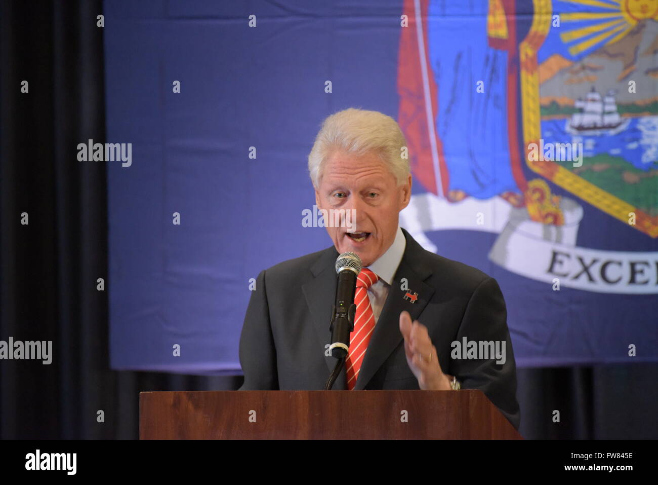 New York City, United States. 31st Mar, 2016. Former president Bill ...