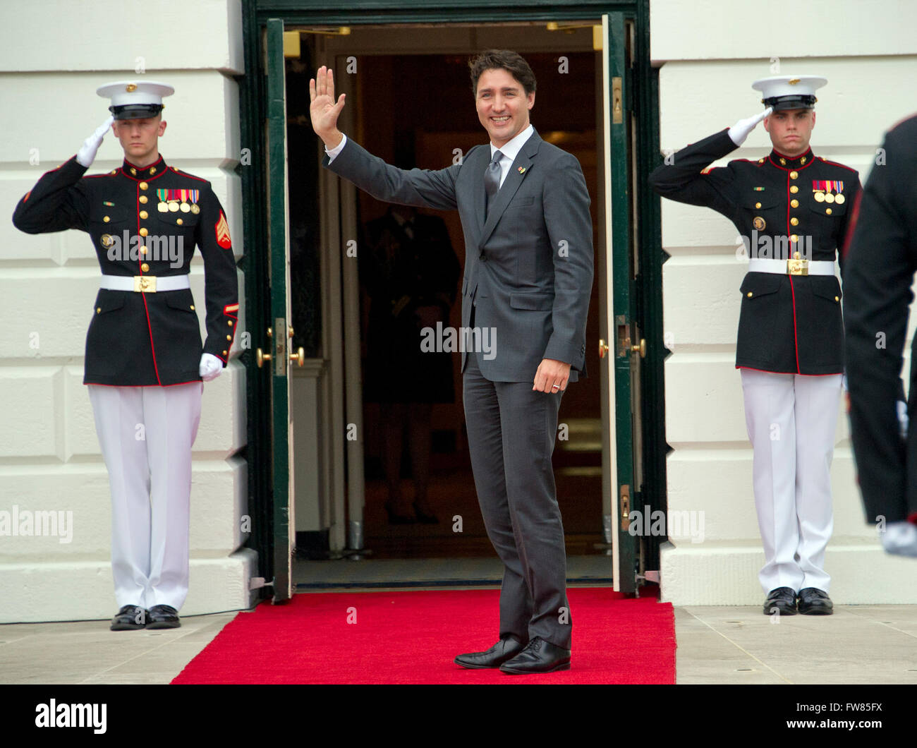 Justin trudeau at white house hi-res stock photography and images - Alamy