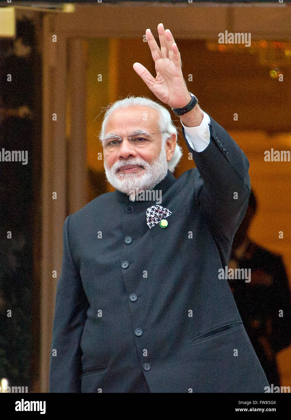 Narendrakumar Modi, Prime Minister of the Republic of India arrives for ...