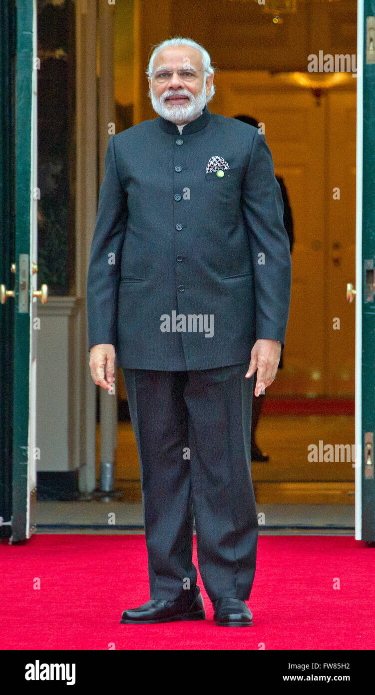 Narendrakumar Modi, Prime Minister of the Republic of India arrives for ...