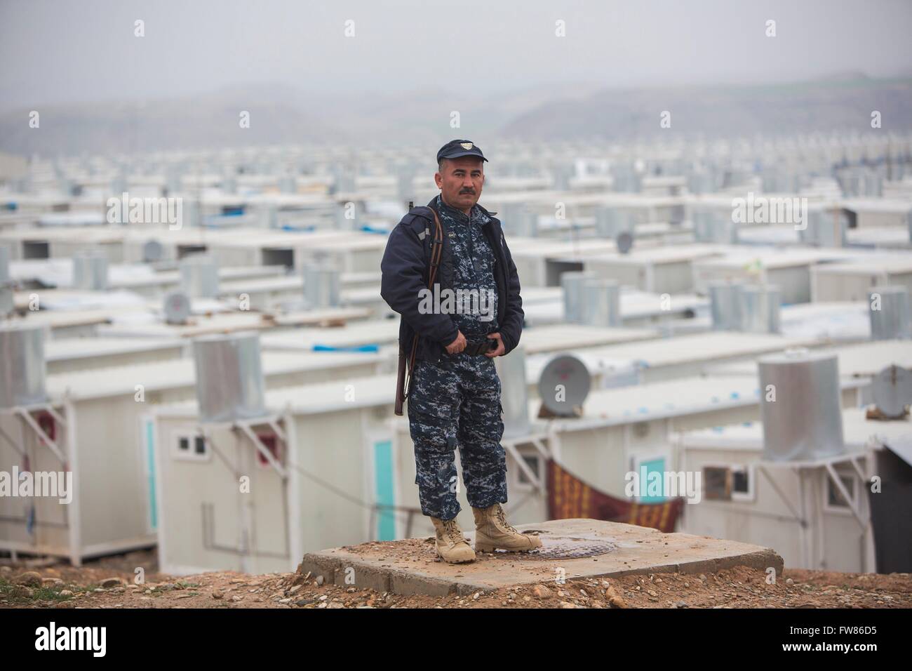 Tazade refugee camp near Kalar city (North Iraq), home to few thousand ...