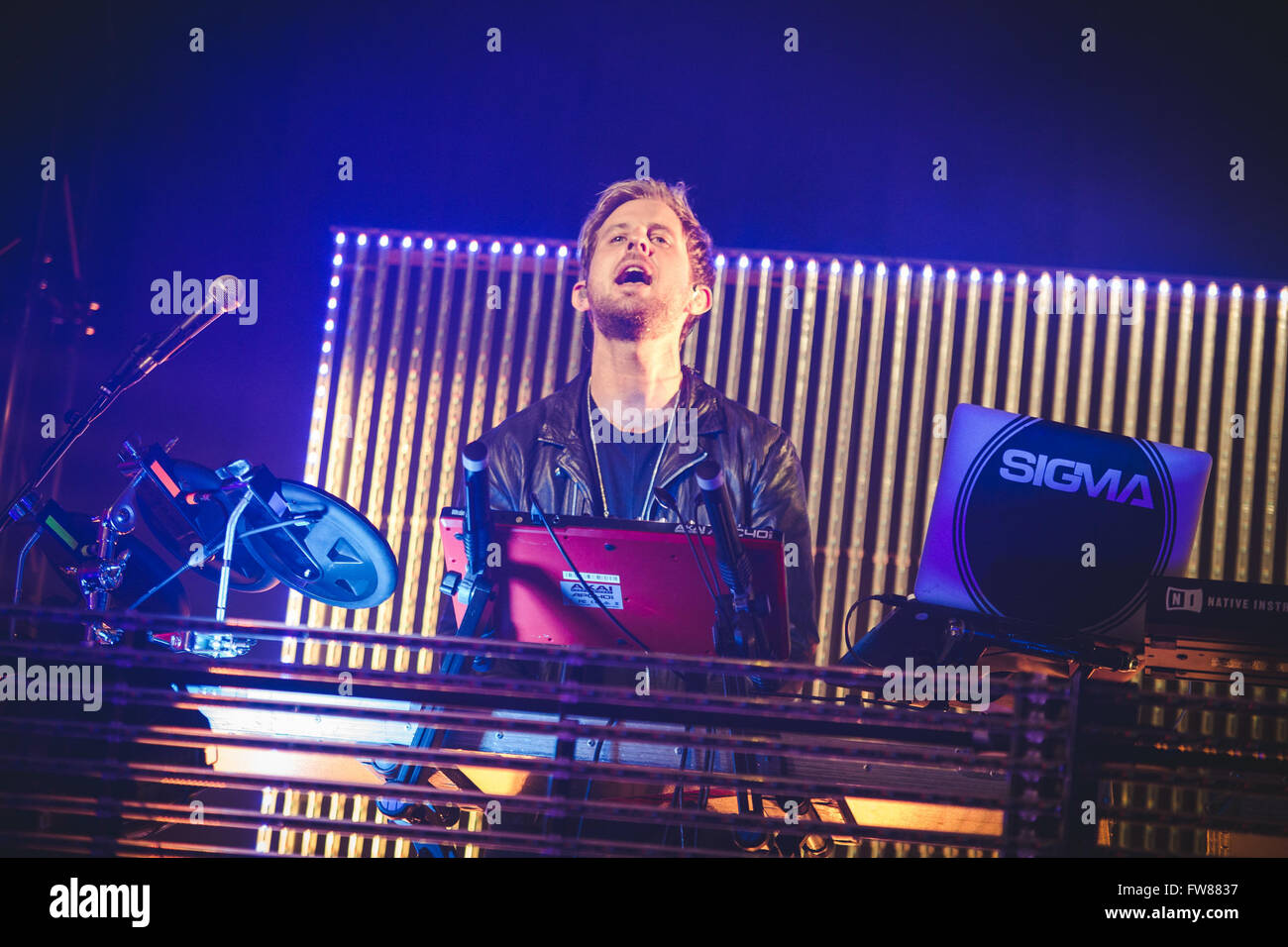 March 31, 2016 - Cameron Edwards of Sigma performs at the O2 Ritz in ...