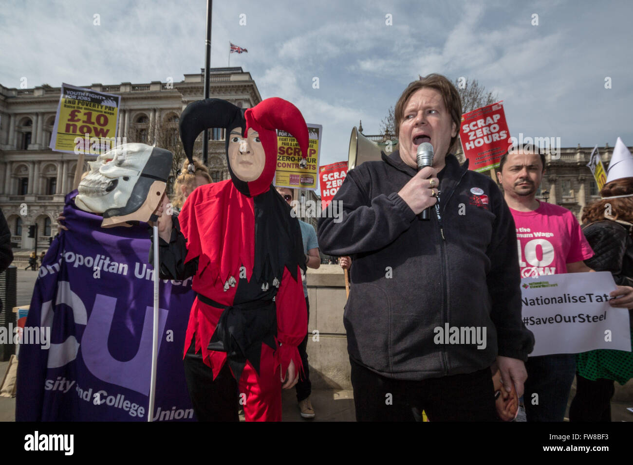 Living wage demonstration hi-res stock photography and images - Alamy