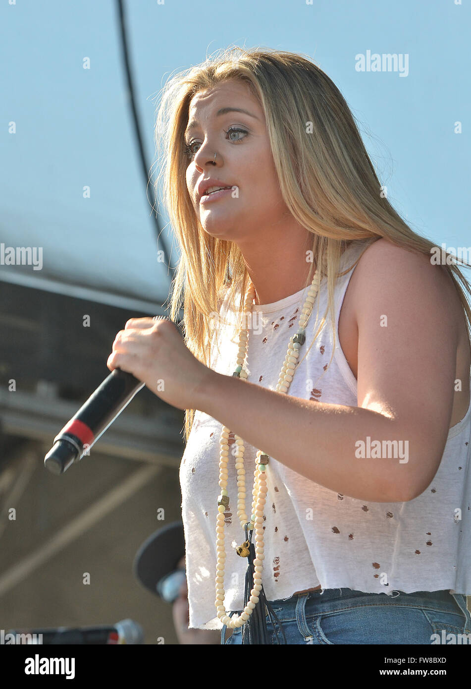 Las Vegas, Nevada, USA. 1st Apr, 2016. Country singer Lauren Aliana ...