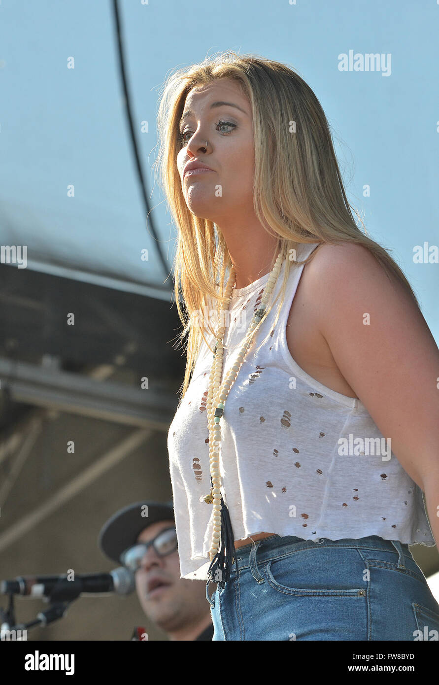 Las Vegas, Nevada, USA. 1st Apr, 2016. Country singer Lauren Aliana ...