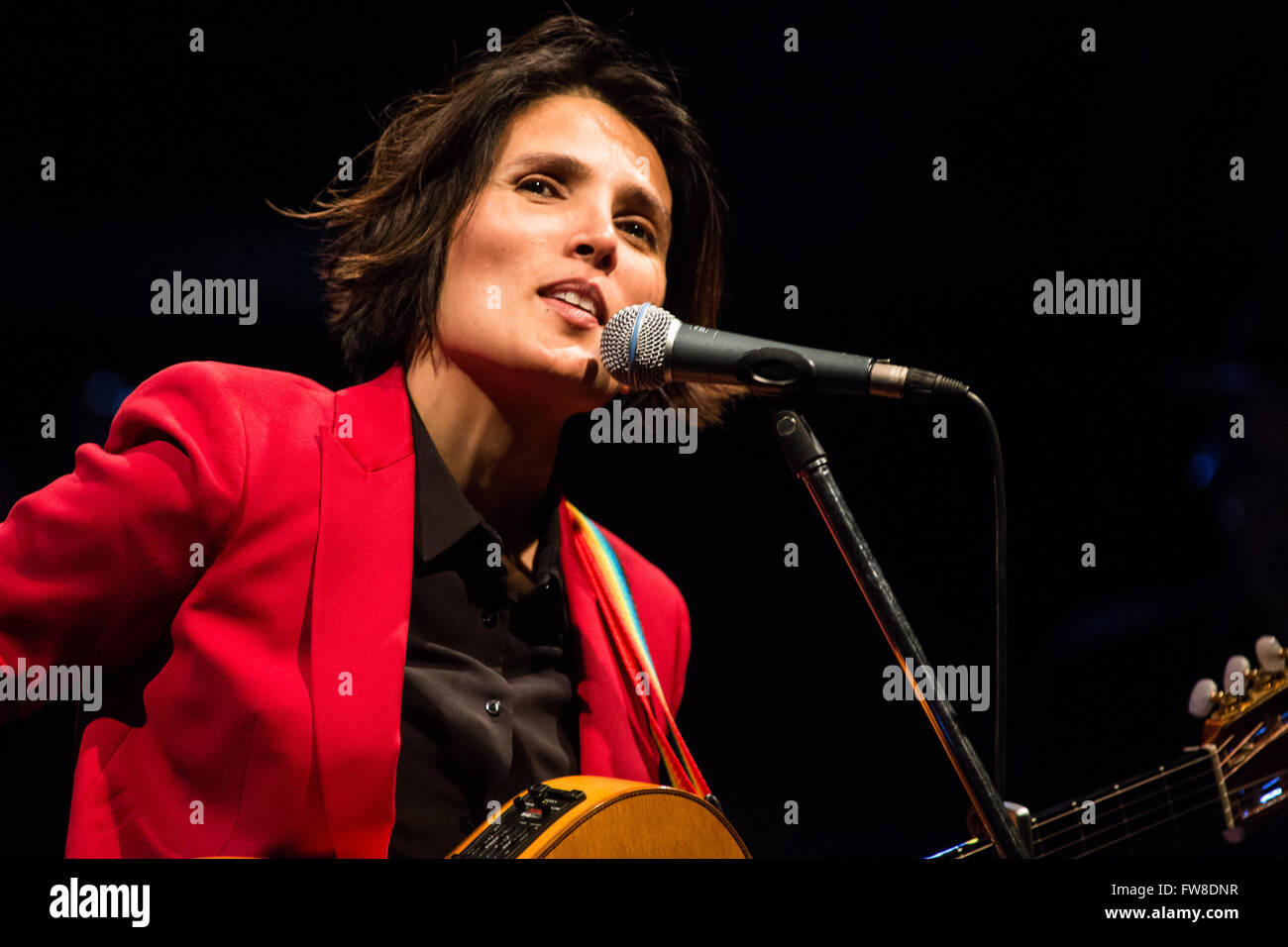 Milan Italy 1st April 2016 The British Singer songwriter TANITA