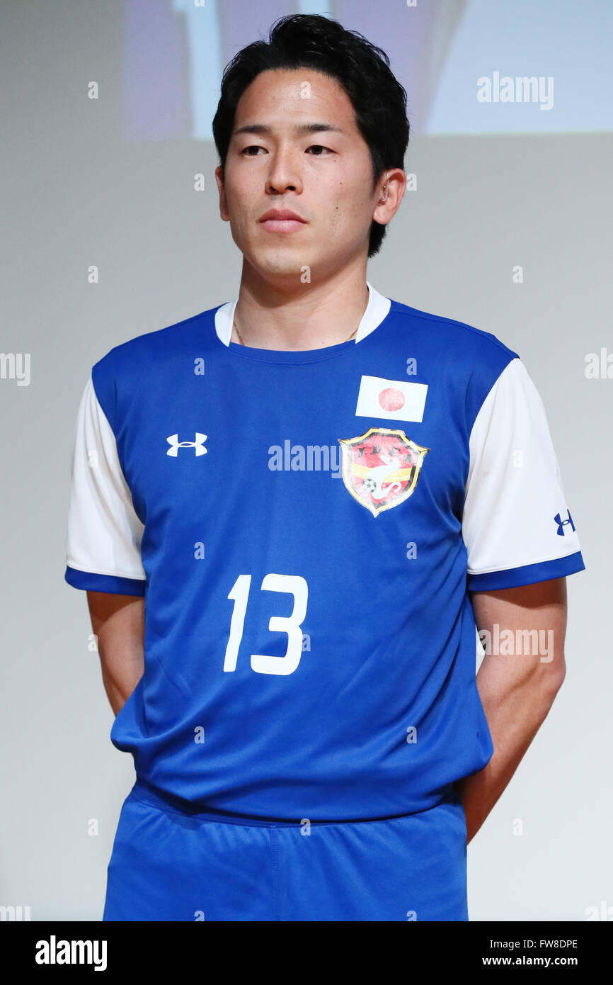 Tokyo, Japan. 1st Apr, 2016. Sho Kono Football/Soccer : Tsuyoshi ...