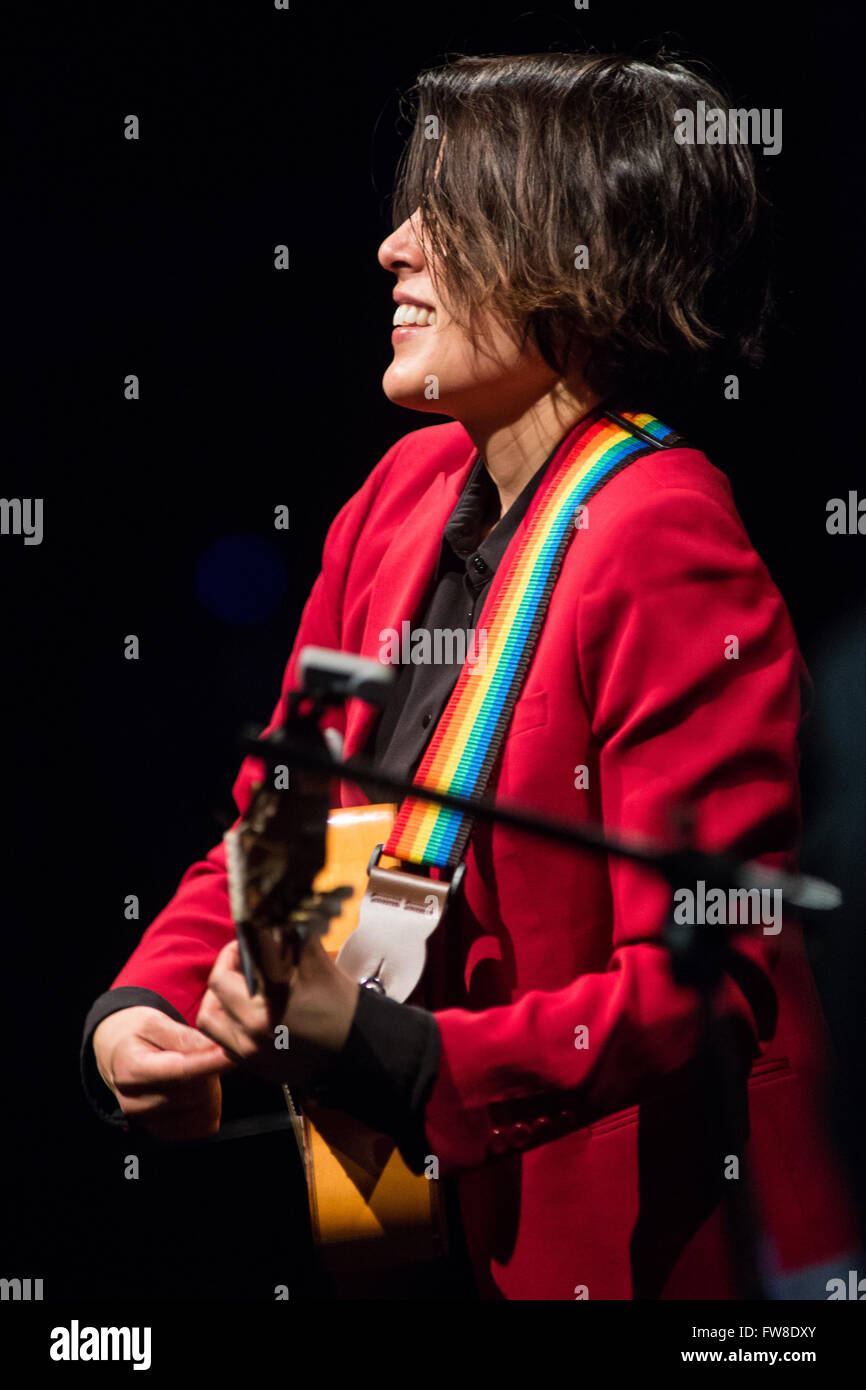 Milan Italy. 1st April 2016. The British singer/songwriter TANITA ...