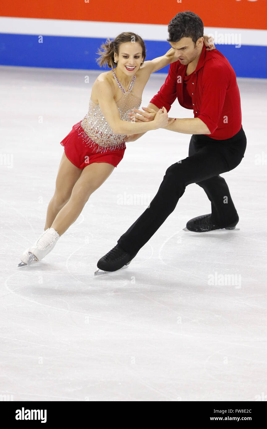 Boston, USA. 1st Apr, 2016. Meagan Duhamel and Eric Radford (CAN ...