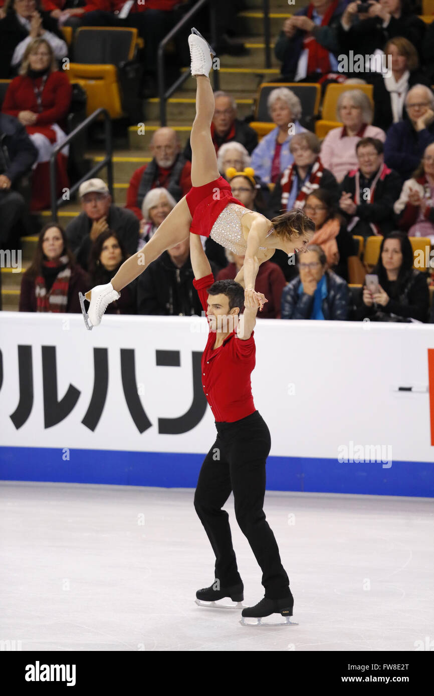 Boston, USA. 1st Apr, 2016. Meagan Duhamel and Eric Radford (CAN ...