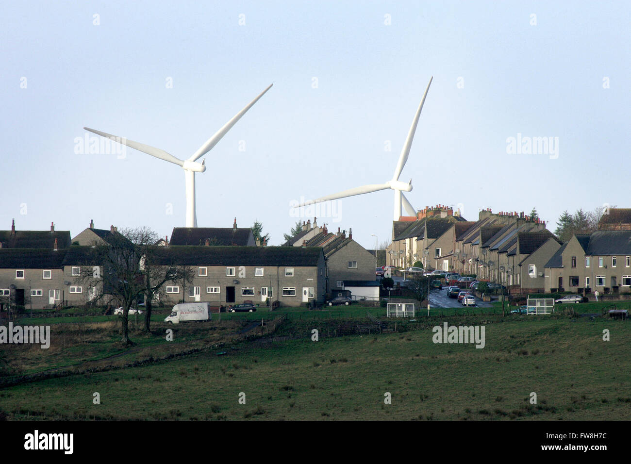 Windfarm scotland aerial hi-res stock photography and images - Alamy