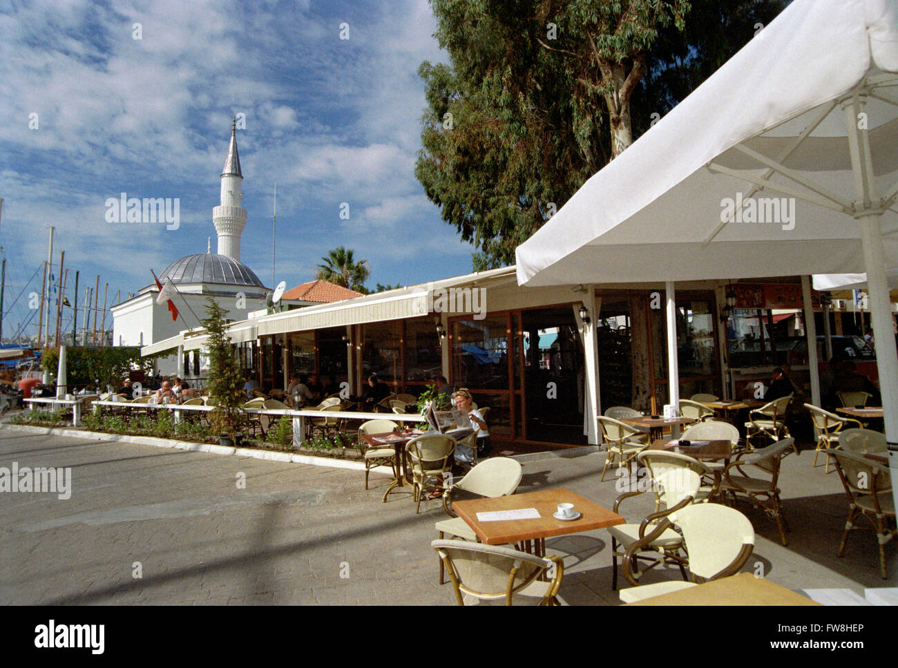 Turkey bodrum restaurant hi-res stock photography and images - Alamy
