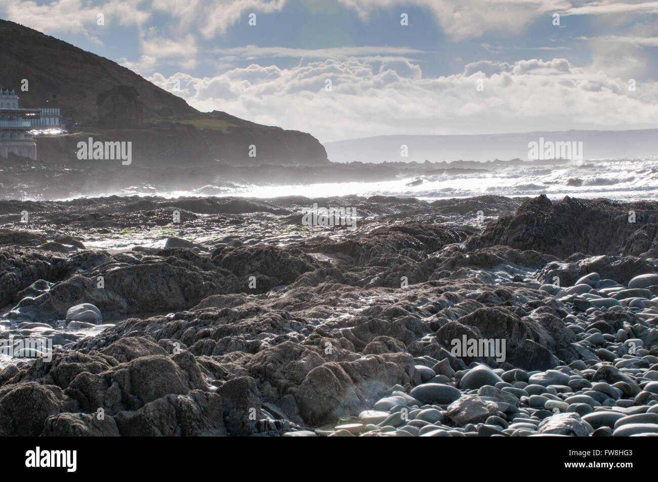 Nature scene beach rocky coastline hi-res stock photography and images ...