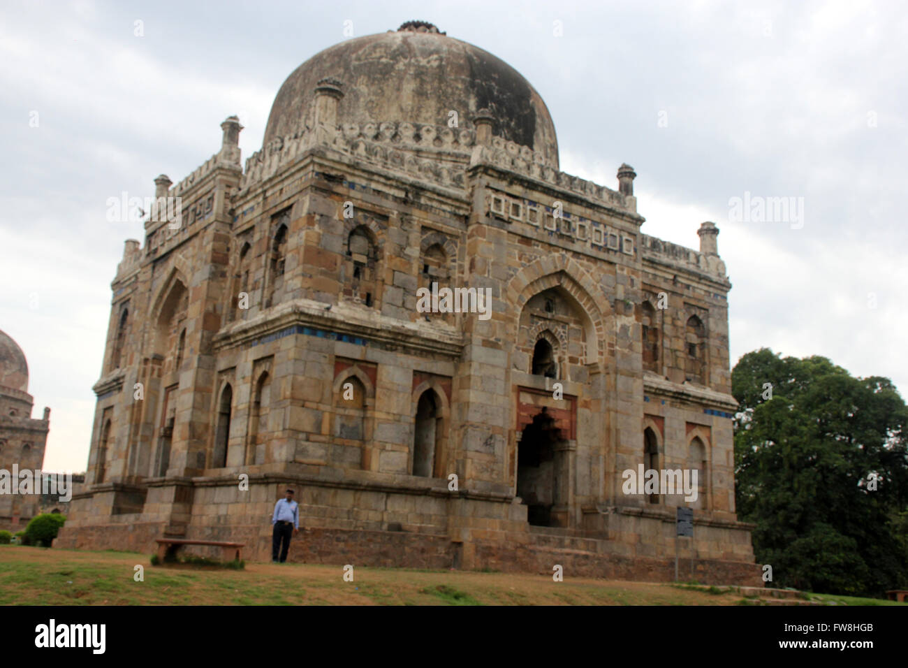 Sheesh Gumbad, Lodhi Gardens, New Delhi, tomb with glazed ceramic tiles ...