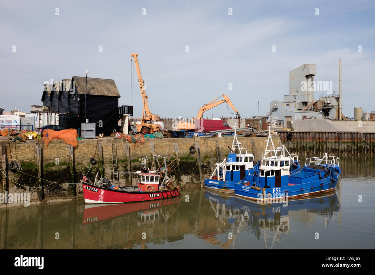 Whitstable fishing harbour hi-res stock photography and images - Alamy