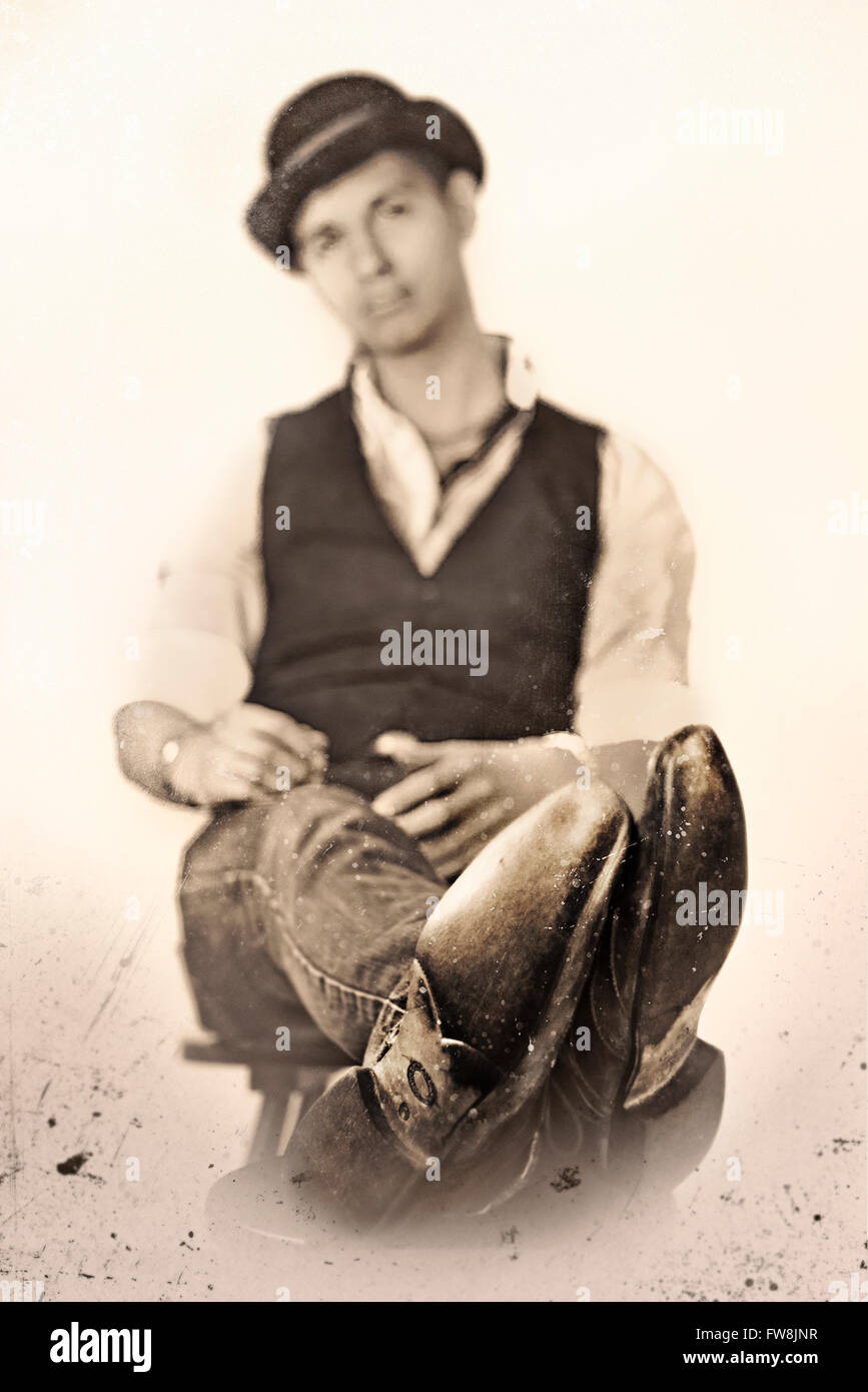 Handsome cowboy hi-res stock photography and images - Alamy