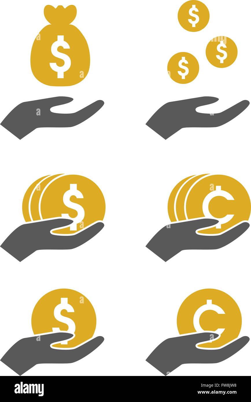 Money credit online icon Stock Vector Images - Alamy