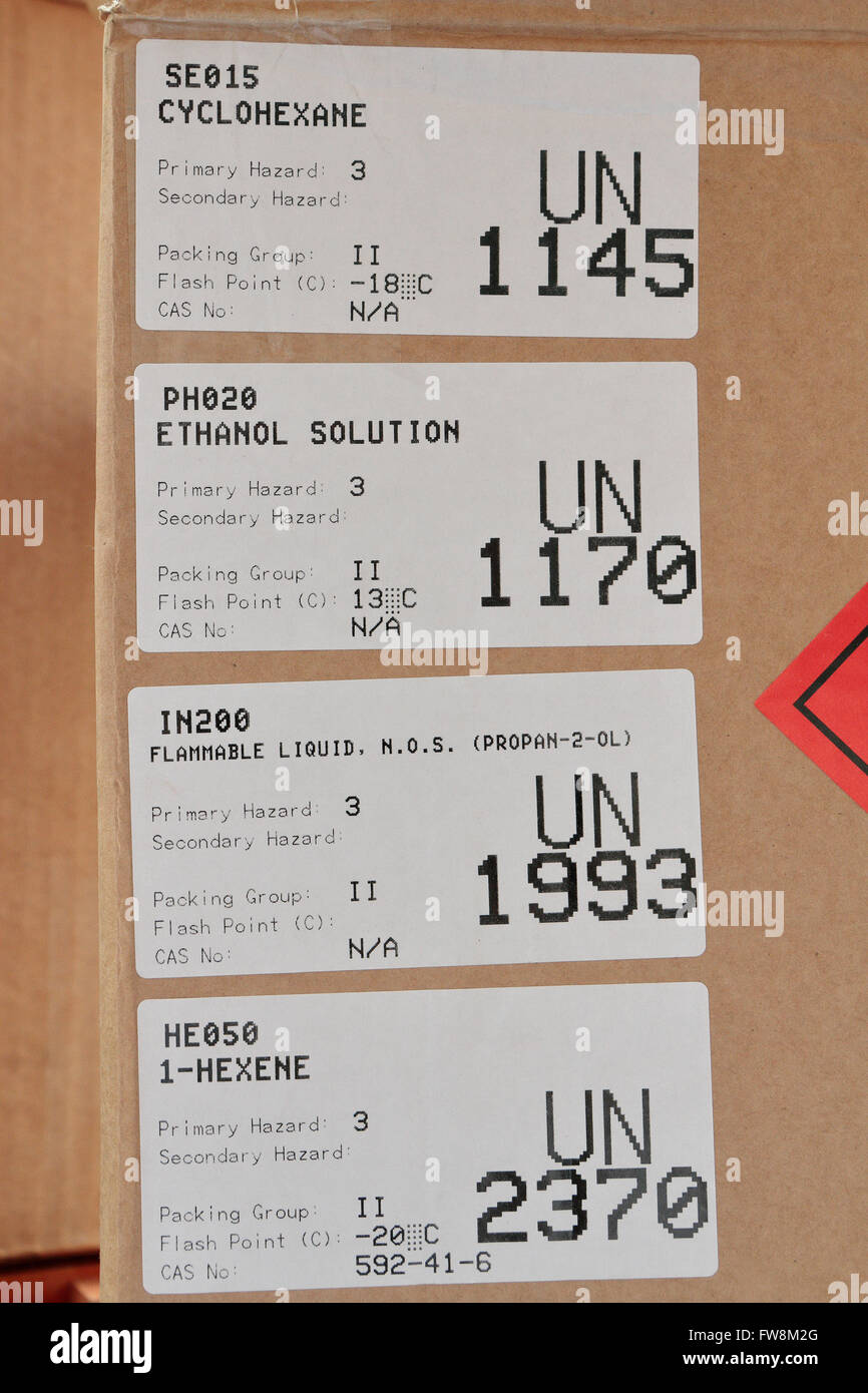 Hazard labels hi-res stock photography and images - Alamy