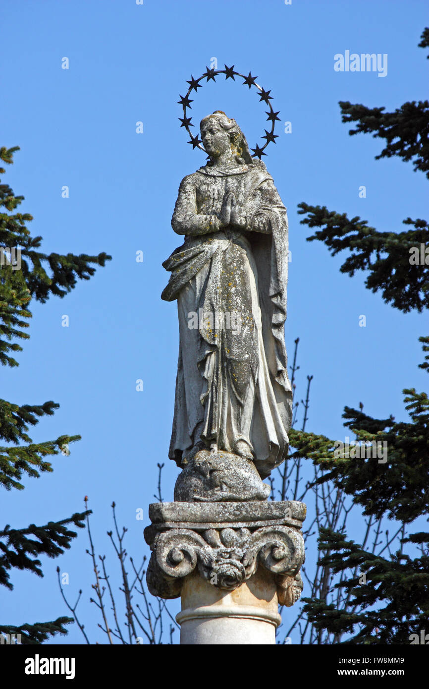 Statue of the blessed virgin mary hi-res stock photography and images ...