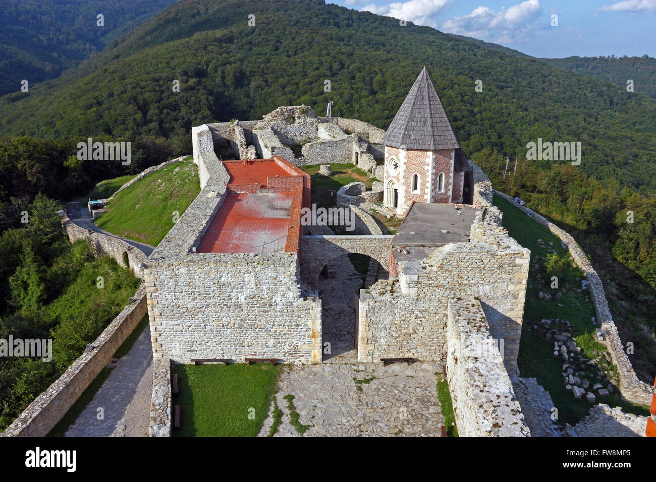 Detail of old town Medvedgrad, Croatia Stock Photo - Alamy