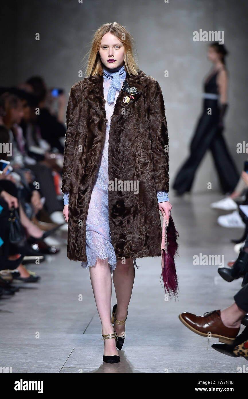 Portugal, Lisbon,Mar. 12,2016 - LISBOA FASHION WEEK - A model walks the ...