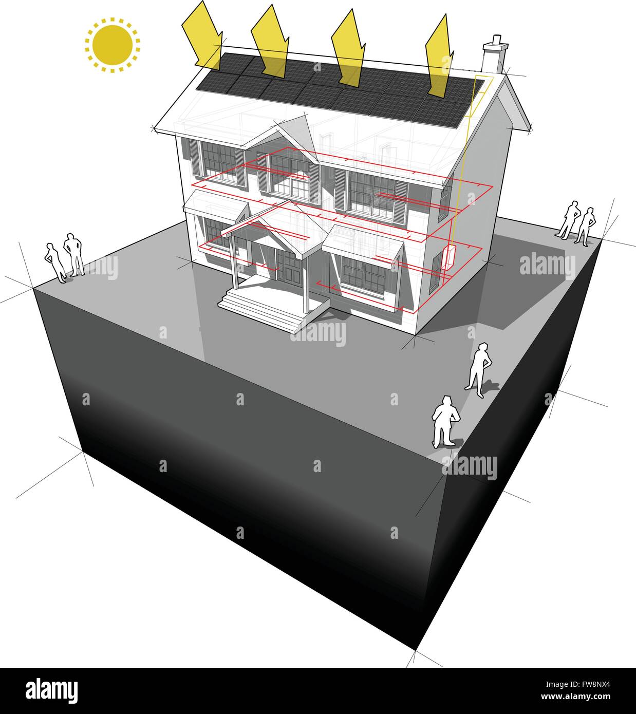Housing panel Stock Vector Images - Alamy