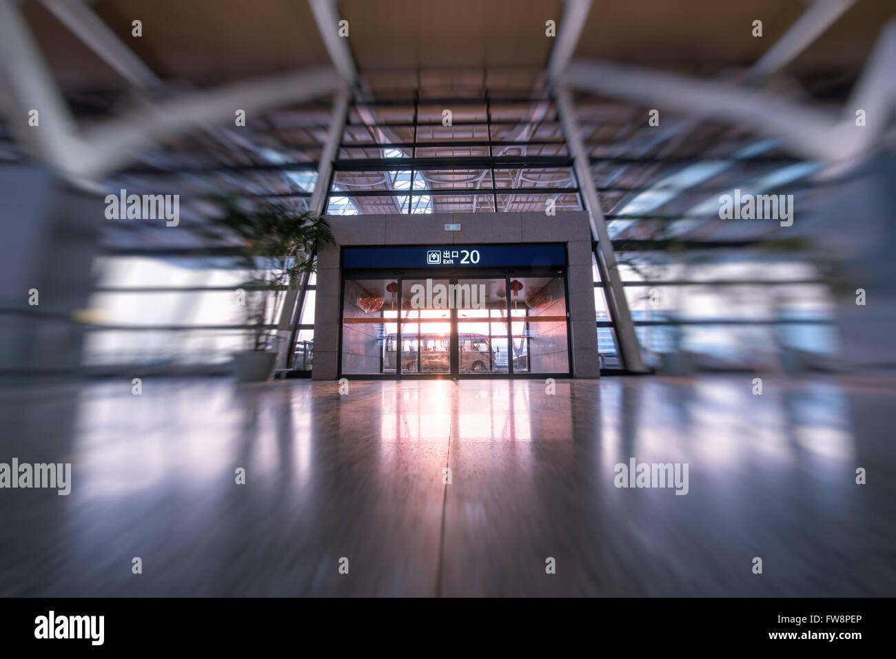 International Airport Terminal T2 Stock Photo - Alamy