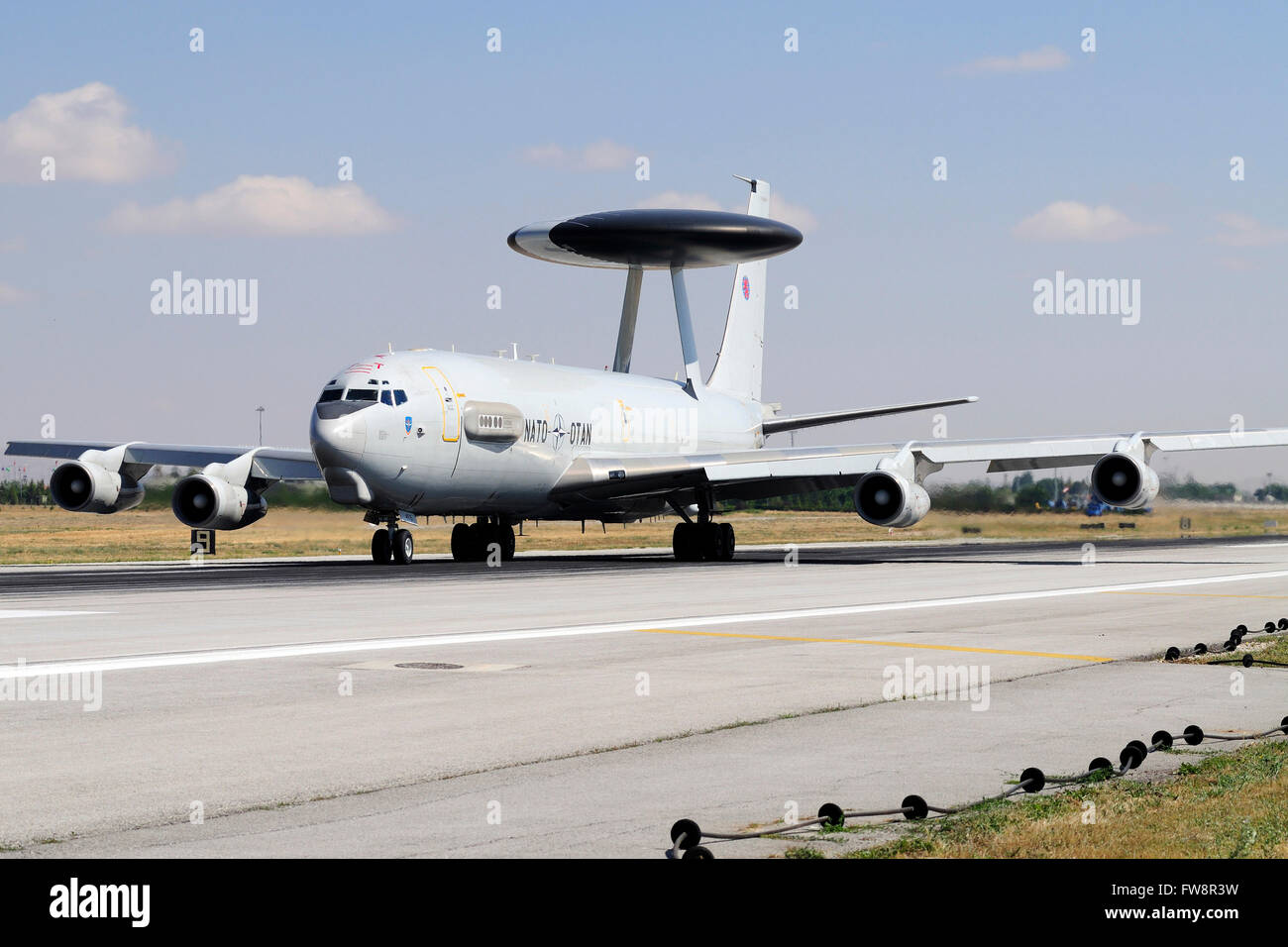 A NATO AWACS E-3A Sentry attending the international Exercise Anatolian ...