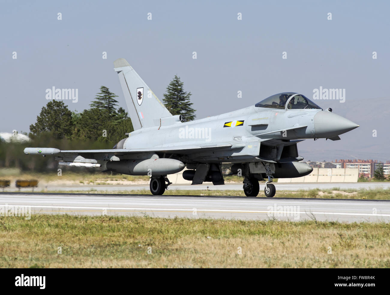 A Royal Air Force multi-role Typhoon FGR4 attending the international ...