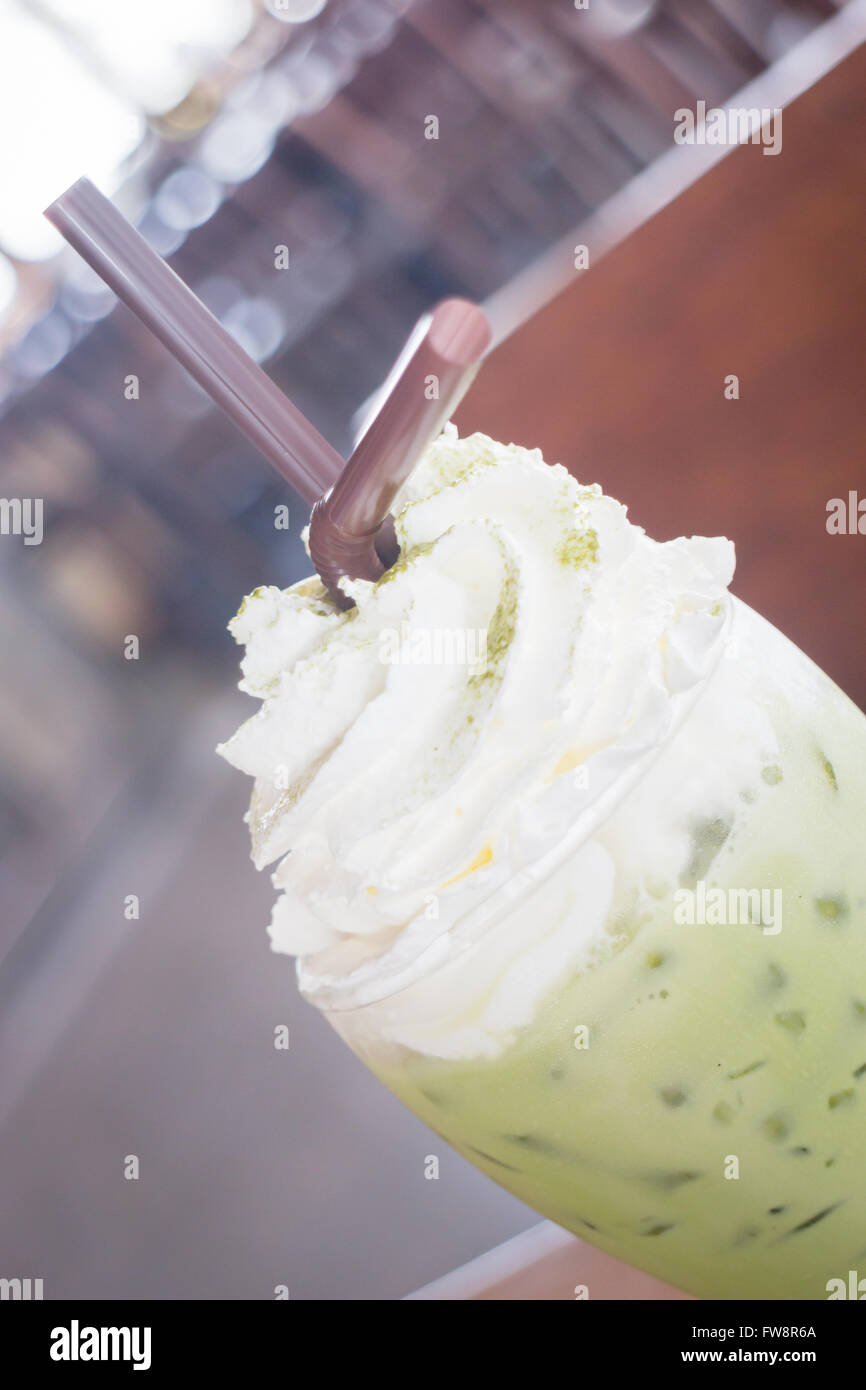 Green tea topping High Resolution Stock Photography and Images - Alamy