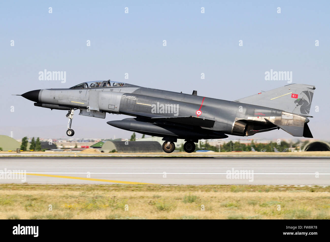 A Turkish Air Force F-4E-2020 Terminator attending the international ...