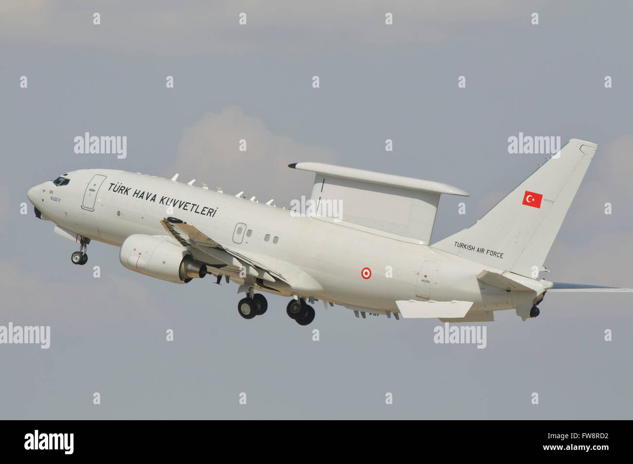 A Turkish Air Force Boeing 737 AEW&C during Exercise Anatolian Eagle in ...