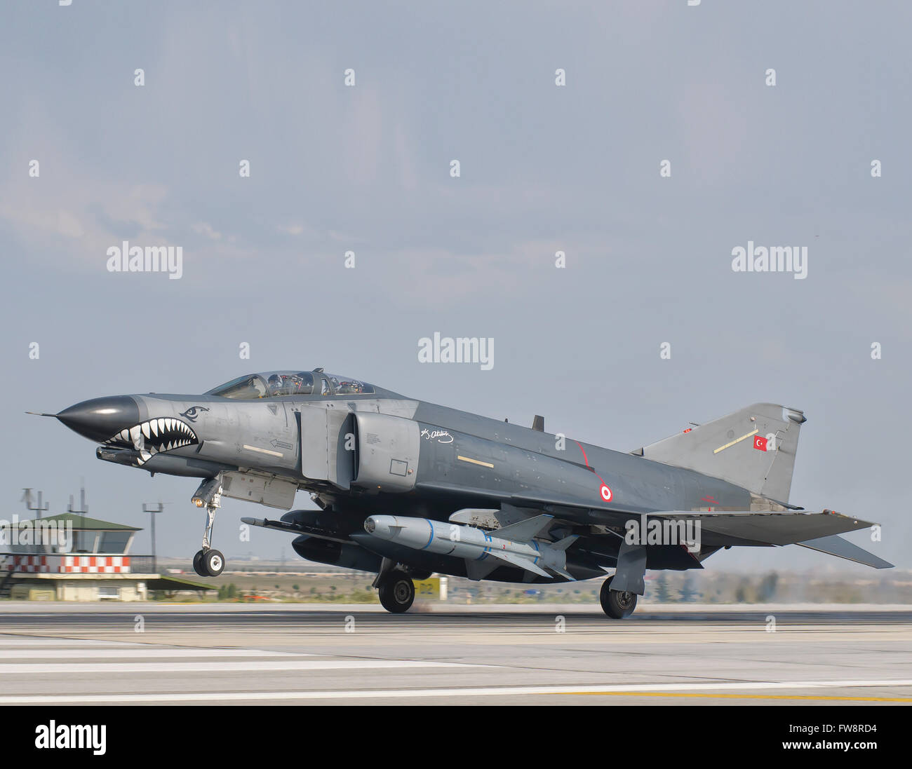 Turkish Air Force F-4 Phantom during Exercise Anatolian Eagle at Konya ...