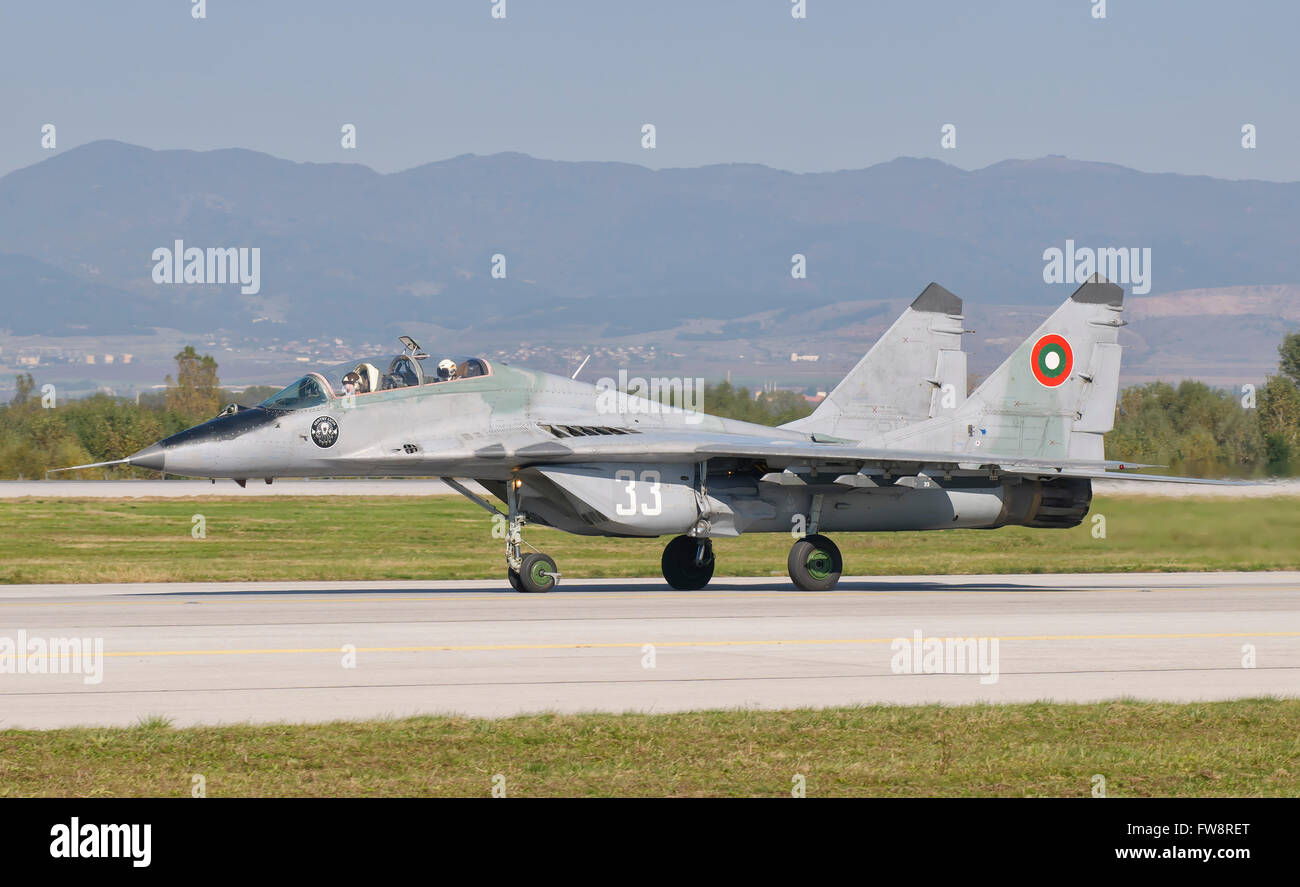 Bulgarian air force mig 29 jet hi-res stock photography and images - Alamy