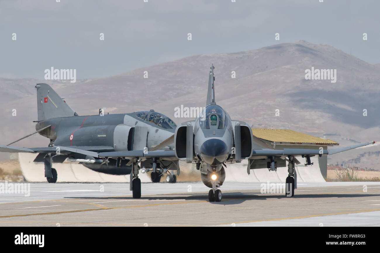 Turkish Air Force F-4 Phantom during Exercise Anatolian Eagle at ...