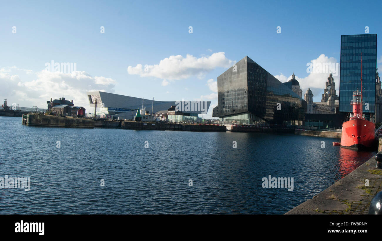 Liverpool Pier head Stock Photo - Alamy